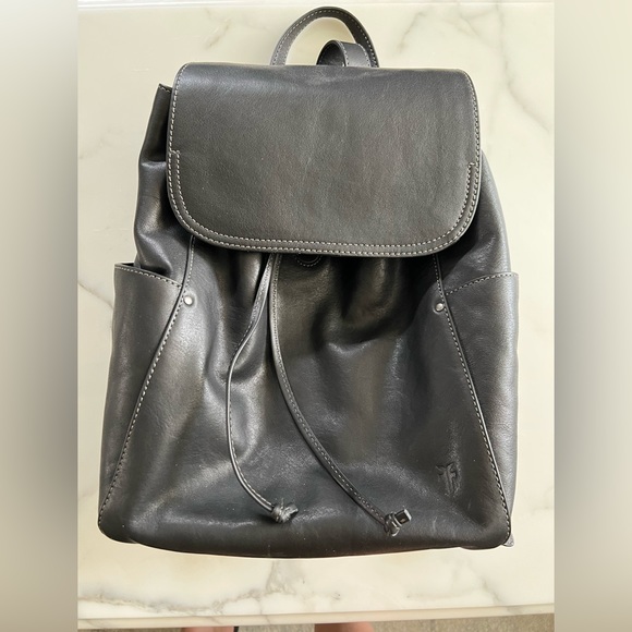 Frye | Bags | Frye Olivia Black Leather Backpack Nwt | Poshmark